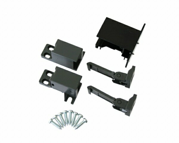 地震の揺れなどによる引き出しの飛び出しを防止します。防災・地震・被災・転倒防止対策シリーズ引き出し等の飛び出し防止ラッチ。ラッチ機構で引き出しなどを固定します。入数： 2個。