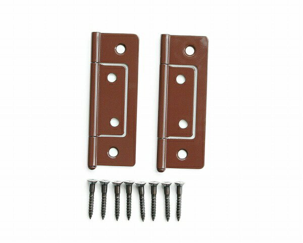 家具・建具の組立・補修等に最適な蝶番です。家具・タンスの蝶番（丁番）シリーズ■特徴： 掘り込む必要がなく、直接取り付けることができます。心棒を抜くことによって、柱と扉に別々に蝶番を取り付けることができます。■材質： 鉄■入数： 2枚家具・建...