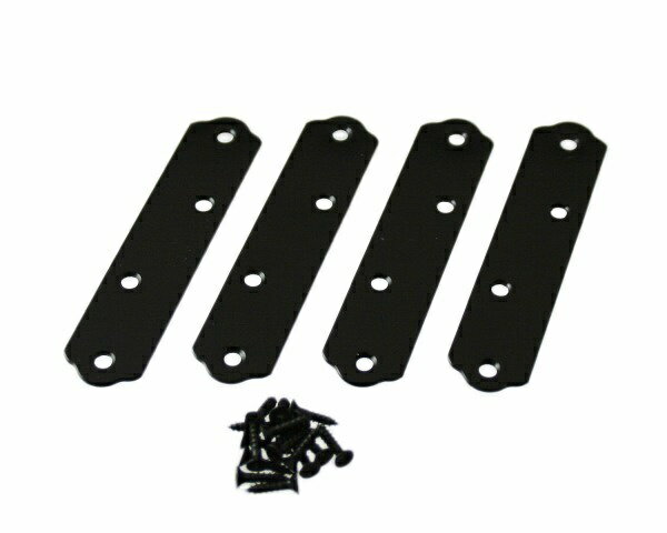 家具などの作成や補修に便利な金具です。金具・ジョイント・DIY部品シリーズ補強金具、機器などの取付。棚などの作成時や転倒防止・補強などに最適です。サイズ： 72×16mm。板厚： 1mm。使用ビス： 2.1×10。カラー： 黒。