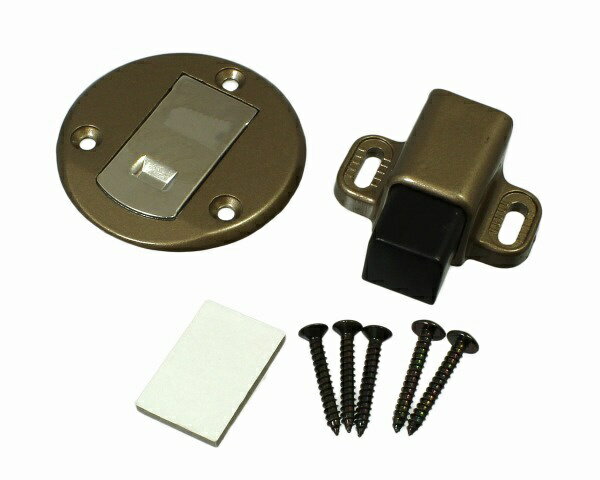 ドアストッパー・戸当たり・省エネ材質： 亜鉛ダイキャストキャッチ機能付でアオリ止め操作が立ったままできます。