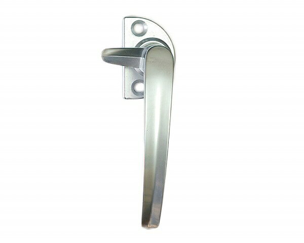 交換用のカムラッチハンドルです。トステム（LIXIL）・トーヨーサッシ金具■部品名： AZWS100■サッシ： 太陽　横すべり■用途： カムラッチハンドル窓部品■カラー： シルバー DC-630サッシの交換用カムラッチハンドル。すべり出し窓...