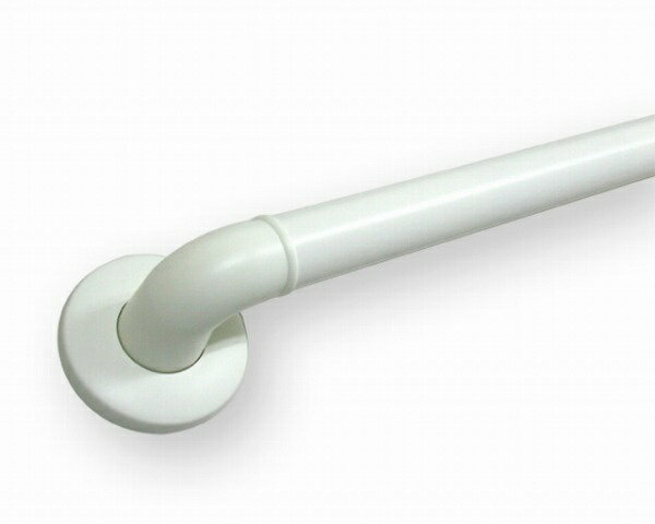 抗菌樹脂製なので、安心して浴室にも使えます。バリアフリー対策に!浴室・トイレなど水周りに使える抗菌手すりです！■特徴： 抗菌樹脂製の手すりで、安心して浴室やトイレなど水周りでご使用いただけます。取り付ける際に、縦や横・斜めなど自由な角度で取...