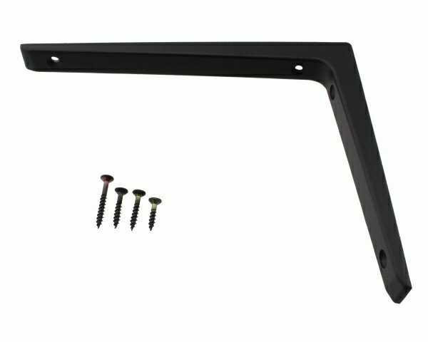 98179 アルミ棚受 200x250mm ブラック 1本入
