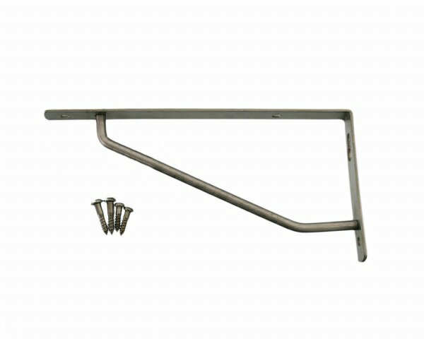 洗練されたスリムでスタイリッシュなデザインです。壁棚・シェルフ・棚受けシリーズ棚の取り付け。サビに強いステンレス棚受です。サイズ： 75×150mm。