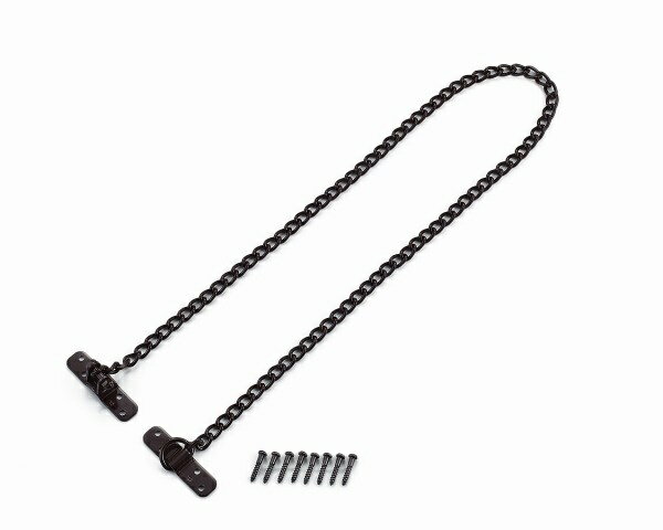 S-203 茶 転倒防止金具80cm 2本入