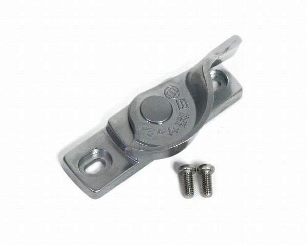 交換用のクレセント（締め金具）です。サッシ用金具シリーズサッシの交換用クレセント。取替用のシングルロッククレセントです。仕上： サチライトクロム。推奨受け： （面付け）NS-135・NS-269・（掘込み）NS-24・NS-244・NS-2...