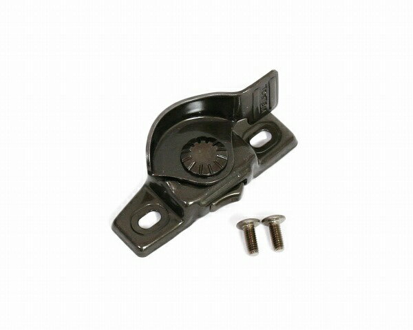 交換用のクレセント（締め金具）です。サッシ用金具シリーズサッシの交換用クレセント。アルミサッシなどの引き違い窓の取替用錠です。カラー： ブロンズ。入数： 1。