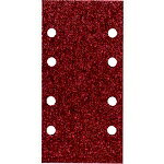 用途■軟硬木材、金属の研磨に。仕様■粒度（#）： 60■セット内容： 10枚入り■サイズ（mm）： 93×186■マジック式■吸じん用穴つき材質／仕上げ■褐色アルミナ研削材
