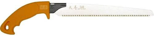 林檎(りんご)、その他の果樹・植木剪定用。衝撃焼き入れを施した刃先は、耐久性に優れています。適度に腰のあるしなやかな鋸刃は、折れにくく抜群の使い心地です。替刃式なので経済的です。錆びにくいニッケルリンメッキを施しています。エラストマー樹脂な...