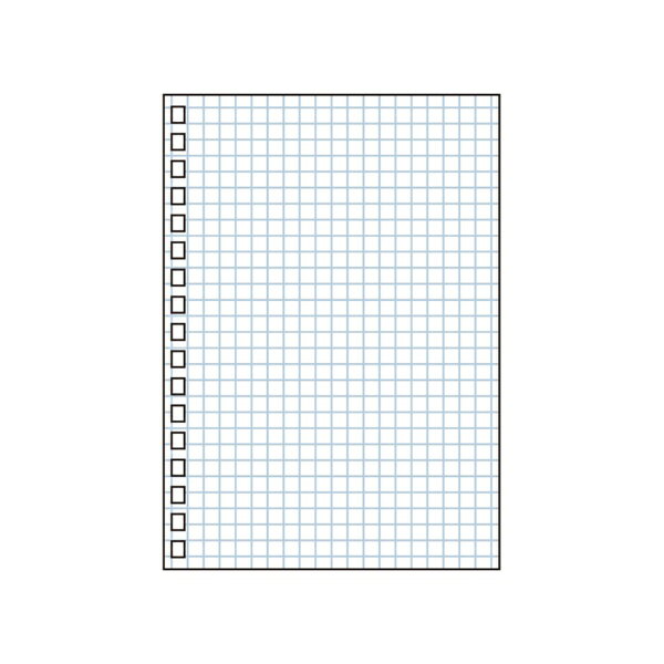 筆記の邪魔をしない薄色方眼罫。ツイストノート用専用リーフコピー印刷時にも浮かび上がりづらい色味です。