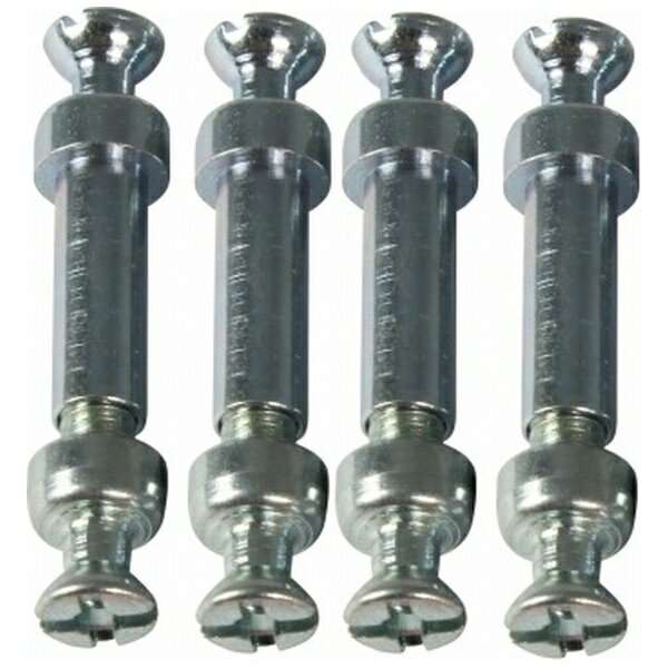 1枚の側板で両側からラフィックスを使いたいとき、使用します。家具・タンスの補修交換部品家具の組立・補修等。1枚の側板で両側からラフィックスを使いたいときに便利な両面タイプの連結ボルトです。径5mm穴用。