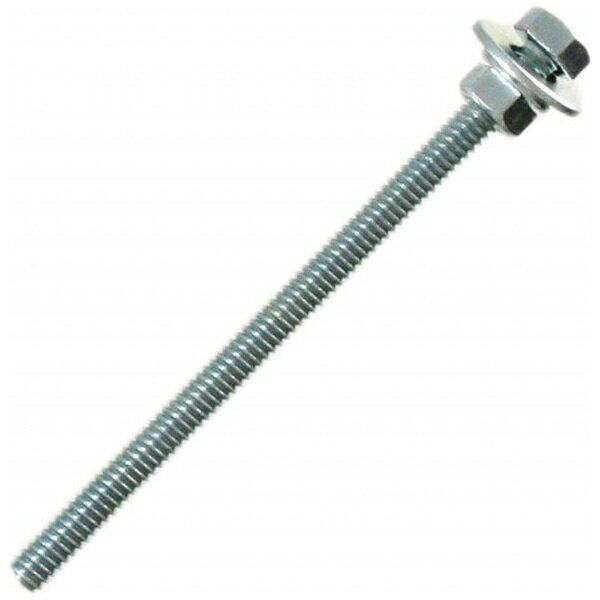 スパナやレンチを使用して締め付ける、正六角形の頭を持つ六角ボルトとナットのセットです。ネジ・釘・ビス・ボルトシリーズ部材の締付固定。すりわりや十字穴のねじより、強く締め付けることができます。ナット、ワッシャー付きです。サイズ： 1/4X10...