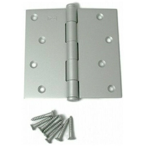 軸を脱着できる蝶番です。家具・タンスの蝶番（丁番）シリーズ家具・建具の開き扉用丁番。蝶番の開き角度が90度のときに軸を抜くことができます。サイズ： 102mm。カラー・仕上： シルバー。入数： 1。