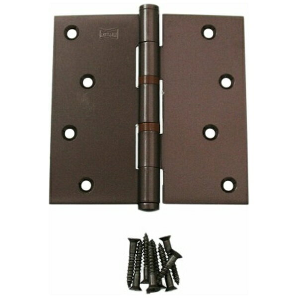 家具・建具の組立・補修等に最適な蝶番です。家具・タンスの蝶番（丁番）シリーズ家具・建具の開き扉用丁番。開き戸の開閉軸に用いる金物です。サイズ： 102mm。カラー・仕上： 仙徳。リング入。