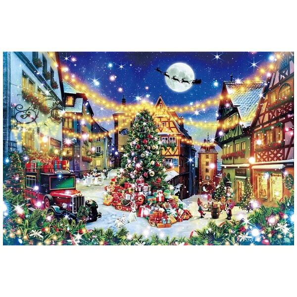 ドイツのローテンブルクのプレーンラインをモチーフに描かれたXmasファンタジー。幻想的なファンタジーの世界観を表現するため蓄光インク採用しております。こちらの商品は光るパズルとなりますので、パネルに入れて飾る時にはパネルに付属しているUVカ...
