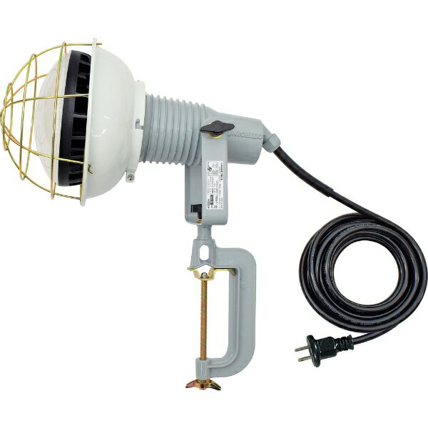 特長■バラストレス水銀灯500W以上の明るさです。用途■屋内外の工事現場やイベントなどに。仕様■明るさ（lm）： 6850■コード長さ（m）： 5■球寿命（時間）： 50000■消費電力（W）： 48■色： グレー■電圧（V）： 100■電...