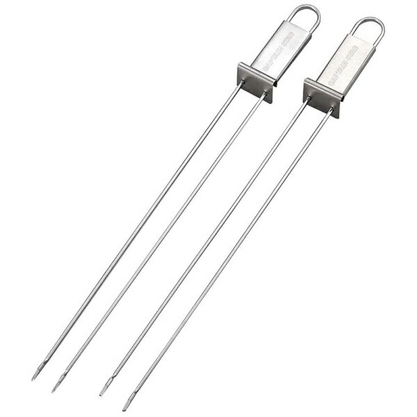 肉や食材が回らずに焼けます。便利な串抜き金具付き。串抜きは取り外して洗えます。■サイズ： 幅28×奥行23×全長325mm■材質： ステンレス鋼