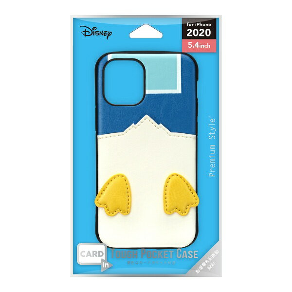 ディズニーキャラクターデザインのiPhone 12 mini用タフポケットケースです。MIL規格（MIL-STD-810G)の2項目、落下、振動に準拠した試験をクリアした、耐衝撃＆耐振動設計。背面には通勤・通学やお買い物に便利なカードが1枚...