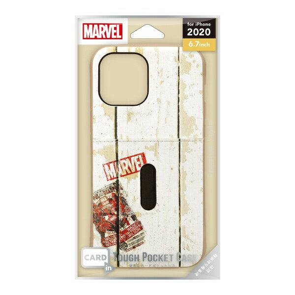 MARVELキャラクターデザインの2020年 iPhone6.7inch用タフポケットケースです。MIL規格（MIL-STD-810G)の2項目、落下、振動に準拠した試験をクリアした、耐衝撃＆耐振動設計。背面には通勤・通学やお買い物に便利な...