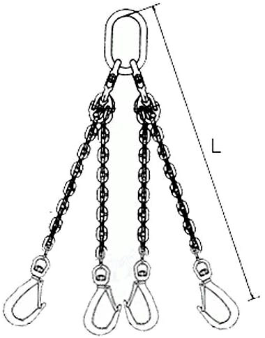 仕様:使用荷重(ton)3.0、A(mm)17、B(mm)140、C(mm)70、L(mm)1500、マスターリングML17、カップリングCC10/CC7、チェーンV7.1、フックYF1.5