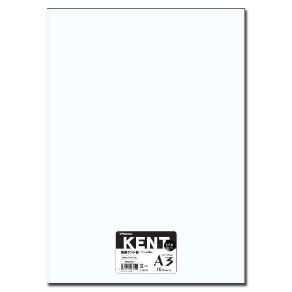 手書きでも各種プリンタでも使える、ケント紙の少量パックです「KENT パック入り高級ケント紙」鉛筆やインク、絵の具ののりが良く、描きやすさ抜群。製図・版下・イラスト・建築パースなどにも最適です。