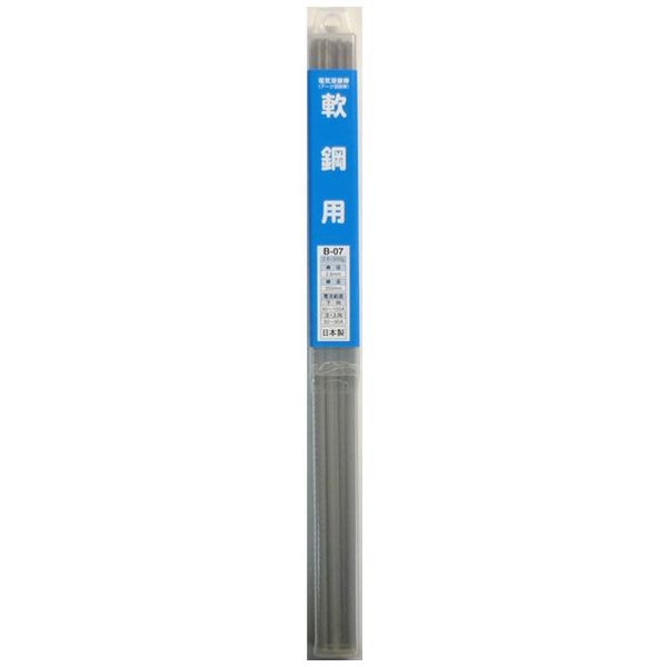 ●溶接用の棒。●一般軟鋼用。●サイズ： 2.6mm ●長さ： 350mm