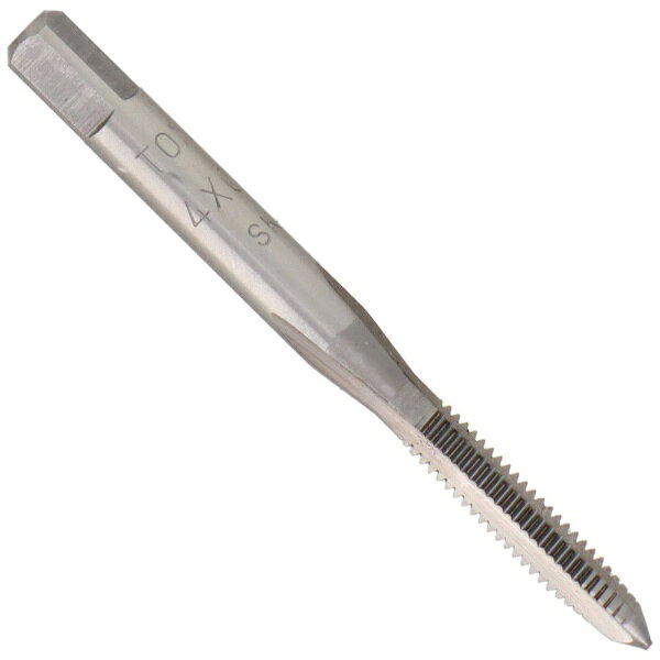 ●きれいなメネジが立てられる。●一般鋼・真鍮・銅・アルミ材※注意： 画像はサイズ違いのものになります。●サイズ（mm）： 4×0.75 ●材質： SKS2
