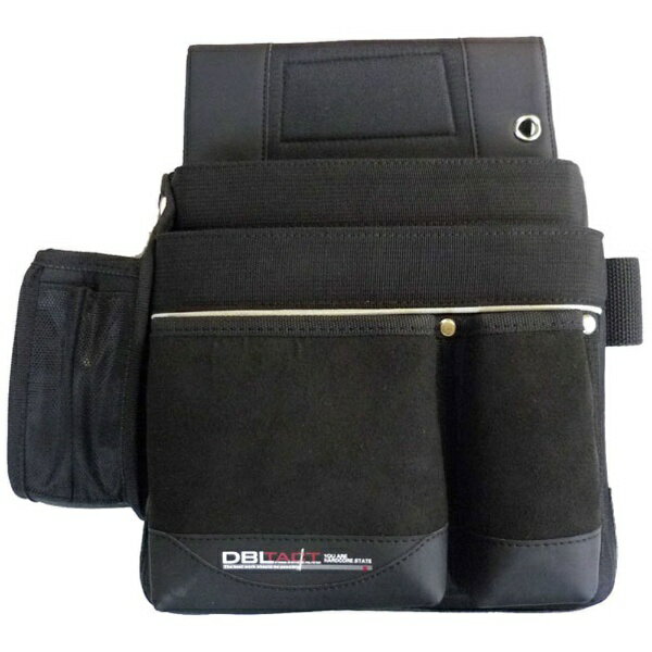●DIYからプロまで使える腰袋。●型くずれしにくく、使いやすい。●サイズ： 約W330×D140×H315mm ●材質： ポリエステル ●カラー： ブラック