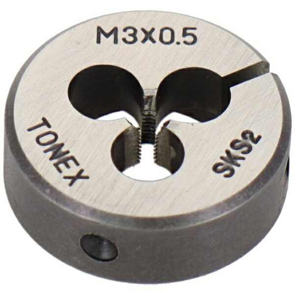 ●きれいなメネジが立てられる。●一般鋼・合金鋼・非鉄金属※注意： 画像はサイズ違いのものになります。●サイズ（mm）： D3×0.5 ●材質： SKS2