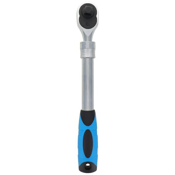 ●6段階の伸縮式。●差込角9.5mmと12.7mmの兼用ラチェットハンドル。●差込角： 9.5mm、12.7mm