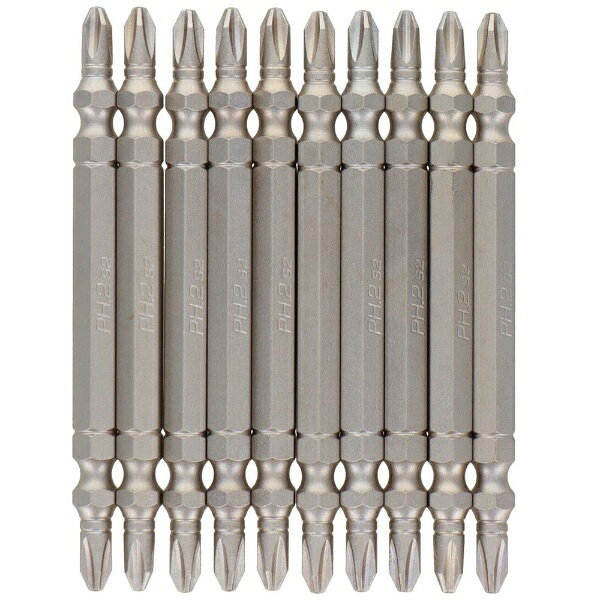 ●先端形状が先細のためネジ頭が見やすい。●スレンダービス・スリムビス用。●サイズ： +2x85mm ●材質： ビット（S2）・硬度（60±2）
