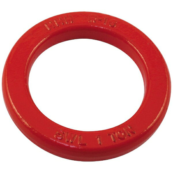 ●鍛造製リング。●線径： 25mm ●内径： 100mm ●使用荷重： 5.0ton ●破断荷重： 25.0ton ●自重： 1.6kg ●材質： S45C焼入調質