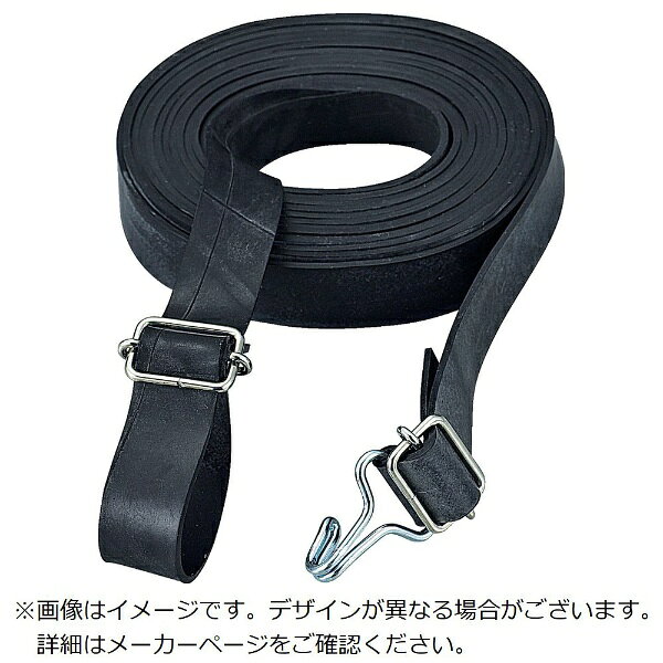 特長■両端にバックルが付いていますので、簡単に取り付けができます。■工具を使わずに長さの調節ができます。仕様■長さ（m）： 2.0■幅（mm）： 20■厚さ（mm）： 2■片端： Wフック＋バックル付材質／仕上げ■再利用タイヤチューブ■金具...