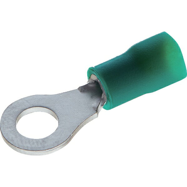特長■接触面（舌部）が丸く、絶縁体形状は拡管形の絶縁被覆付圧着端子です。用途■軟銅のより線の電線の接続に。仕様■電線抱合範囲 より線（［［MM2］］）： 2.63〜6.64■電線抱合範囲 AWG： 22-10■色： 緑■外寸（mm）： 12...