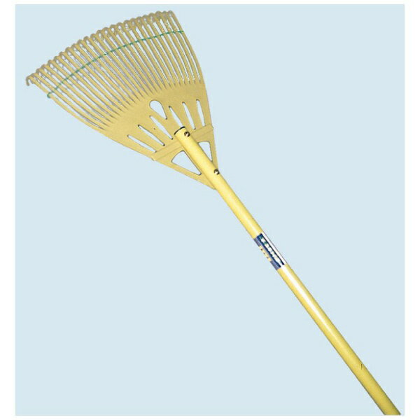 ●軽くて扱いやすく程よい弾力で作業性が良いです。●コンクリートの上でも嫌な音がしません。●サイズ： 全長　150cm/巾　34cm●重量： 720g●材質： 線　PP（24本爪）/柄　スチールパイプ