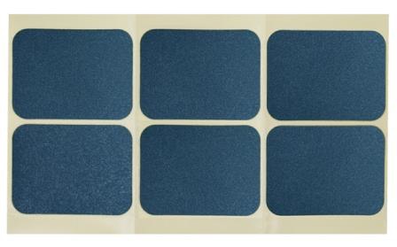 生地の破れや小さな穴の補修に使用するPVCリペアシート強力な粘着力を持つPVC用簡易補修クロス。簡単に貼り付けられるシールタイプです。■サイズ/約6×8cm・6枚