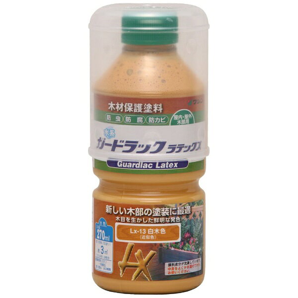 ●木目を生かした鮮明な発色、新しい木部の塗装に最適●主な用途： ウッドデッキ、ガーデンテーブル、プランターなどの屋外木部●サイズ（横×縦×高さ）： 65mm×65mm×151mm●重量： 0.34kg
