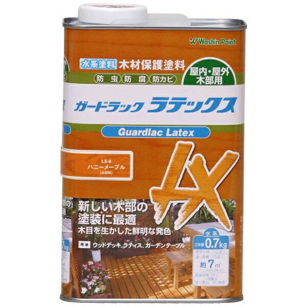 ●木目を生かした鮮明な発色、新しい木部の塗装に最適●主な用途： ウッドデッキ、ガーデンテーブル、プランターなどの屋外木部●サイズ（横×縦×高さ）： 119mm×64mm×188mm●重量： 0.88kg