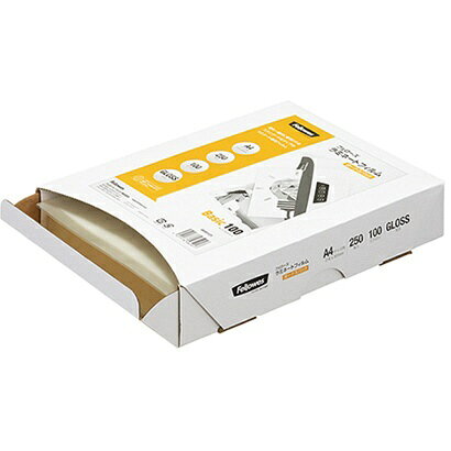 つや、光沢のあるスタンダードなラミネートフィルムです。「ボーナスパック A4サイズ用 250枚入 100ミクロンラミネートフィルム」■業務用のお得なパック