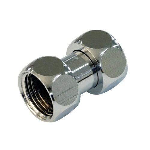 ●平行おねじ（G1/2）同士を接続する継手。 ナット部にはパッキンが入っています。●規格： G1/2XG1/2●材質： 黄銅/パッキン　NBR●商品サイズ： 60×60×60●梱包サイズ： 60×60×60