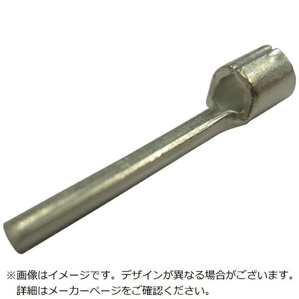 特長■舌部形状が棒状である棒形端子です。用途■軟銅のより線または、単線の電線の接続に。仕様■スタッド径(mm)：1.6■全長(mm)：21.3■電線抱合範囲単線(mm)：0.57〜1.44■内寸(mm)：1.7■F(mm)：17.0■電線抱...