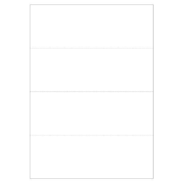 FSC(R)認証材を使用したプリンタを選ばない、マルチタイプの汎用帳票用紙です。切り離しやすく、キレイにカットできるクリアカットミシンを採用。帳票発行の効率UPに。現品票などの印刷に便利です。
