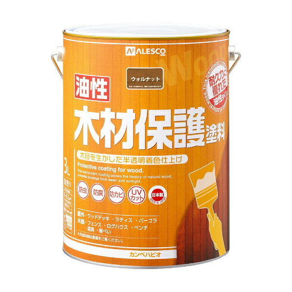 ●木目をいかしたまま表面に塗膜を作らず着色するので、木材の持つ自然な風合いを引き立たせます。●木材保護成分も配合されているので防虫・防腐・防カビ・防藻・UVカット効果を発揮します。●浸透性に優れ、耐久力が高い油性タイプ。保護効果が高いので傷...