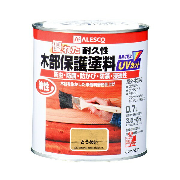 ●木目をいかしたまま表面に塗膜を作らず着色するので、木材の持つ自然な風合いを引き立たせます。●木材保護成分も配合されているので防虫・防腐・防カビ・防藻・UVカット効果を発揮します。●浸透性に優れ、耐久力が高い油性タイプ。保護効果が高いので傷...