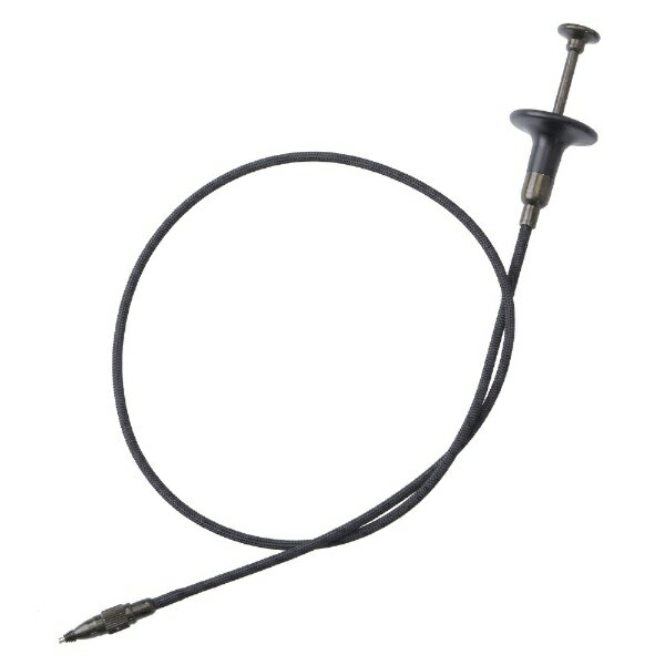 指になじむ大型のグリップと、ストップ機構を省くことにより得られる滑らかな操作性が、指先の感覚を大切にするカメラマンにうってつけのプロ向きのレリーズ（長さ約55cm）です。