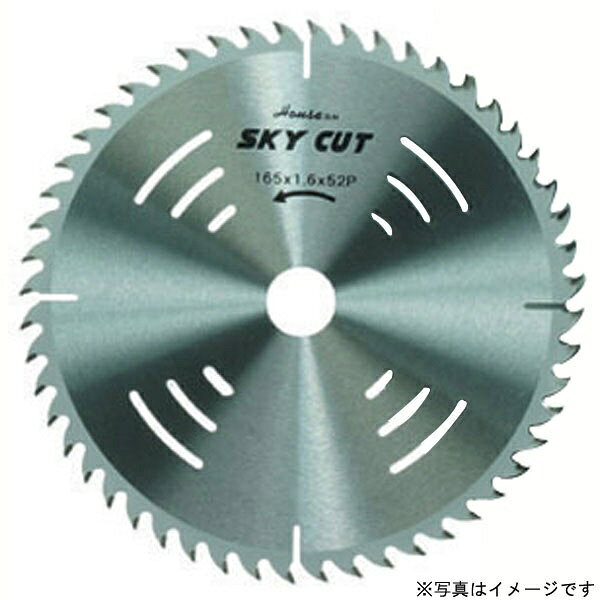 ●使用電動機： 5型・6型マルノコ・7型マルノコ ●刃型： 両側面研磨仕上 ●外径サイズ： 165mm ●内径サイズ： 20mm ●刃厚： 1.6mm ●刃数： 52P