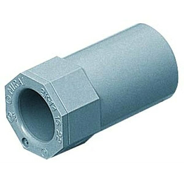 ●色： グレー色●適合管： VE14●適合ノックアウト径： φ22mm・16/φ27mm・22（25）兼用●ネジ呼び： G1/2●サイズ（mm）（B/φD/L1/L2/l）： 30/22/17/44/25●高耐候性●HI●JIS C8432...