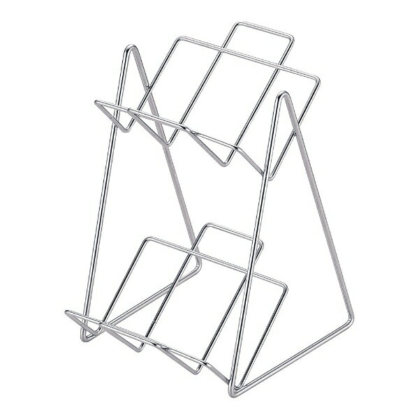 調理の効率を上げられる角型タレ入れ専用スタンド■対応容器　・プレス 角タレ入(モリブデン鋼) 　※他の容器をご使用する場合は安定性を確認してからお使いください。■斜めに設置　「プレス 角タレ入」を使うことで、調味料の摺り切り一杯の計量に便利です。