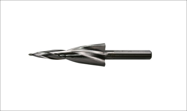 ●No.4950 フシ太郎用テーパー錐。●全長： 126mm●ネジ丈： 76mm●軸径： 10mm三本溝軸