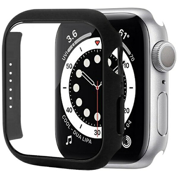 Apple Watch7 45mm用 液晶ガラス付きハードカバー。■ケースと液晶ガラスが一体型！！　傷や汚れからApple Watchを守ります。■装着したままでの各操作、充電可能！　薄型使用なのでApple Watch本体にしっかりフィッ...